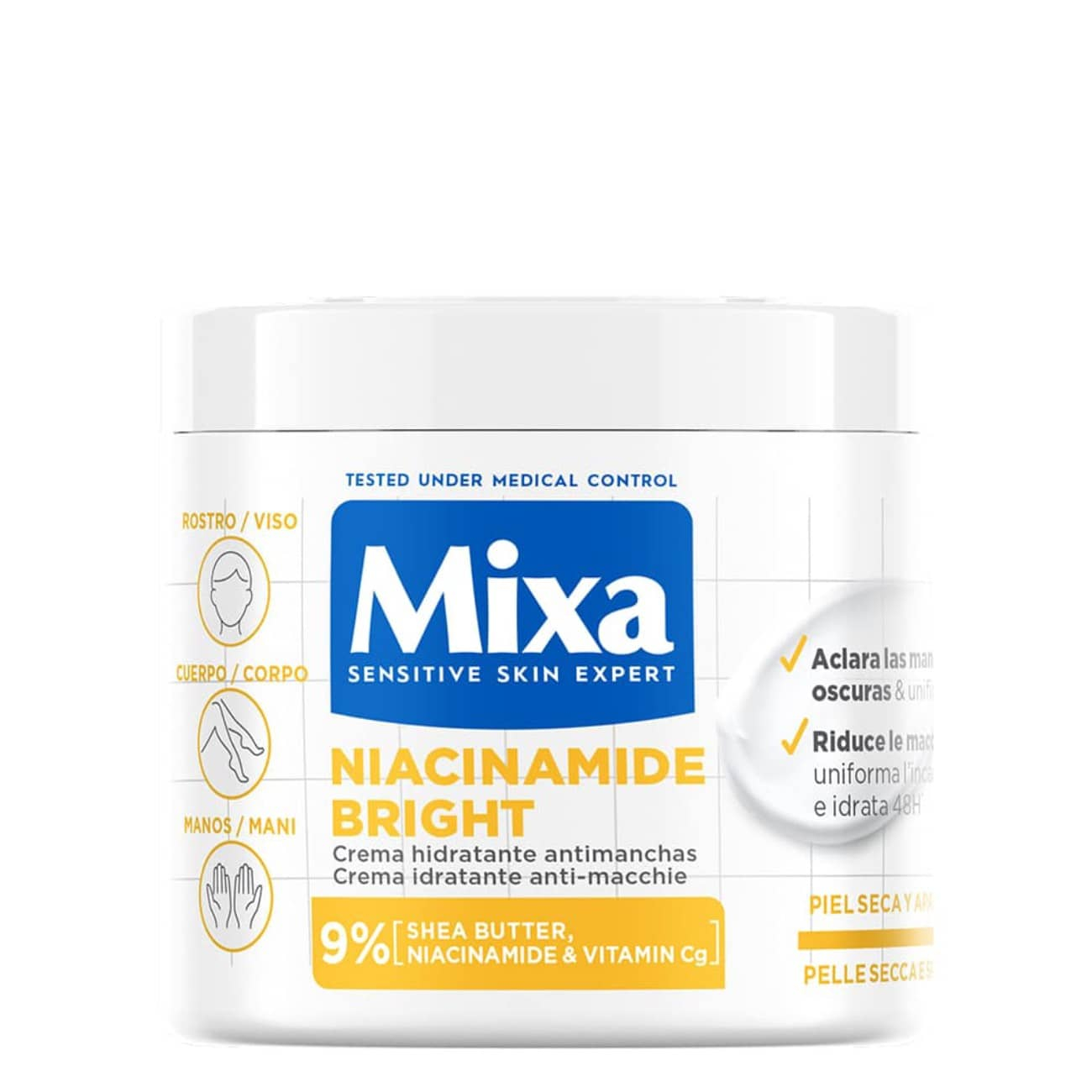 Mixa Niacinamide Bright Anti-Dark Spots Moisturizing Cream 400ml