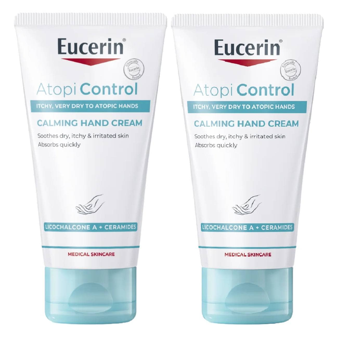 Eucerin AtopiControl Hand Cream Pack 2x75ml