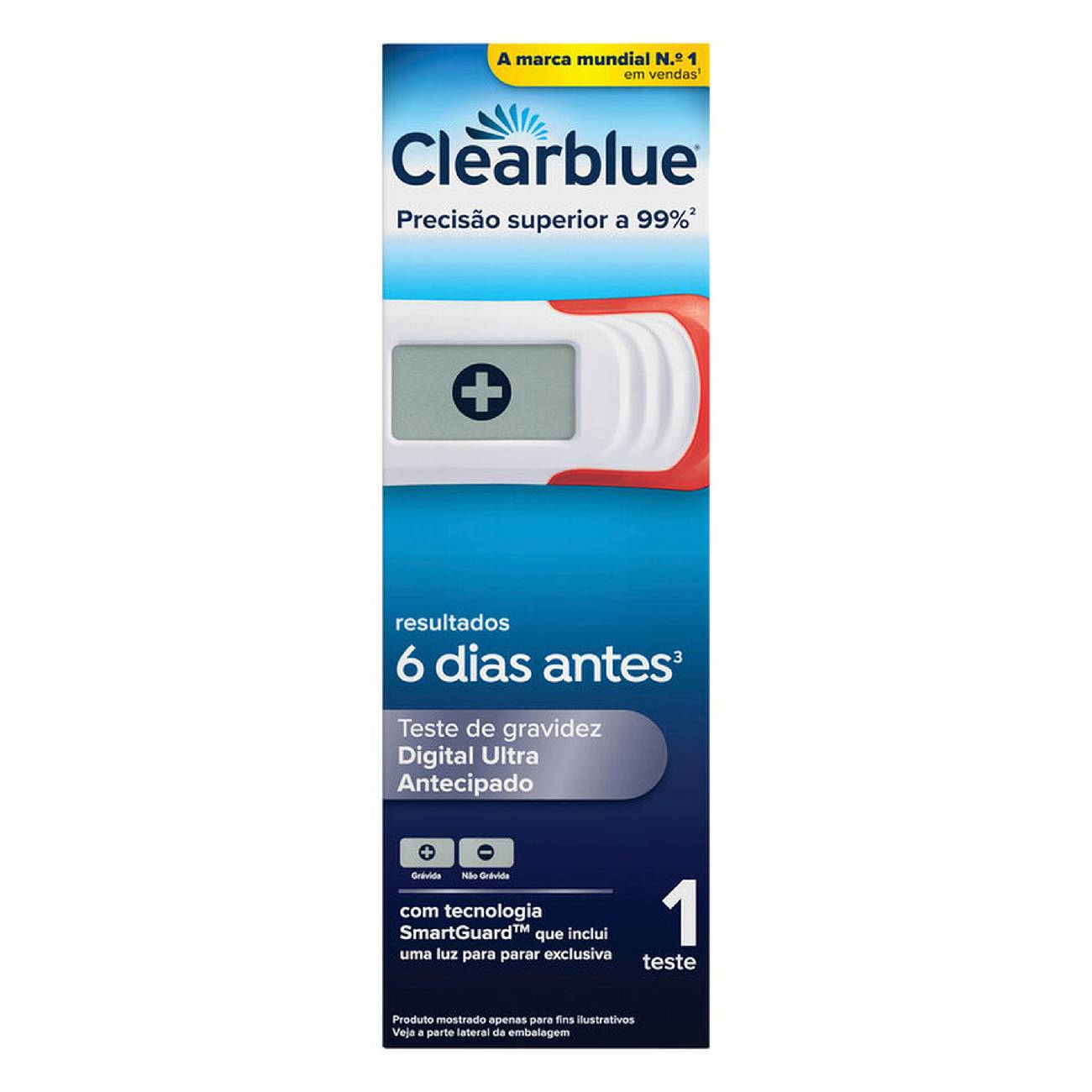 Clearblue Digital Ultra-Early Pregnancy Test 1 unidad.