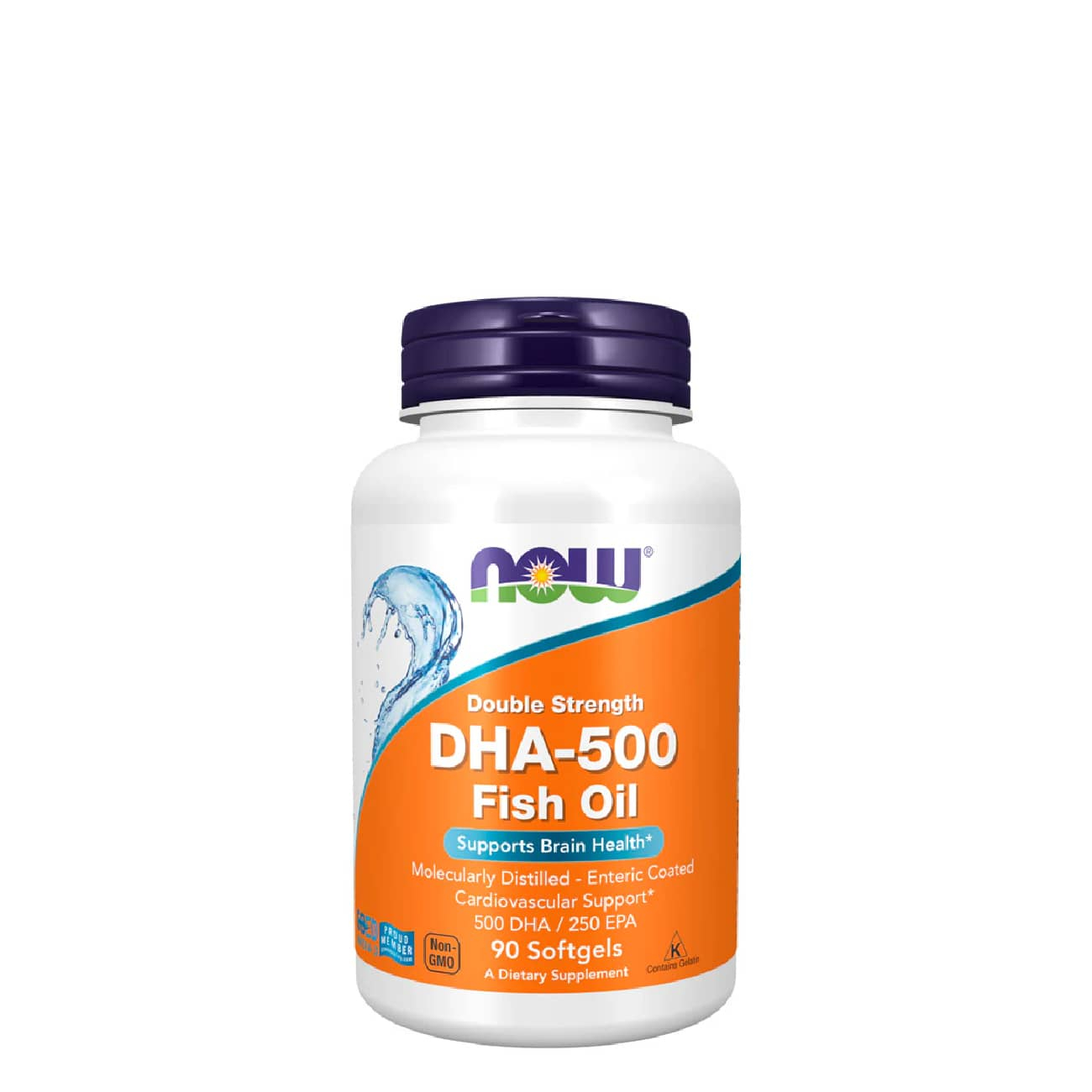 Now DHA-500 Fish Oil Brain Capsules 90 pcs