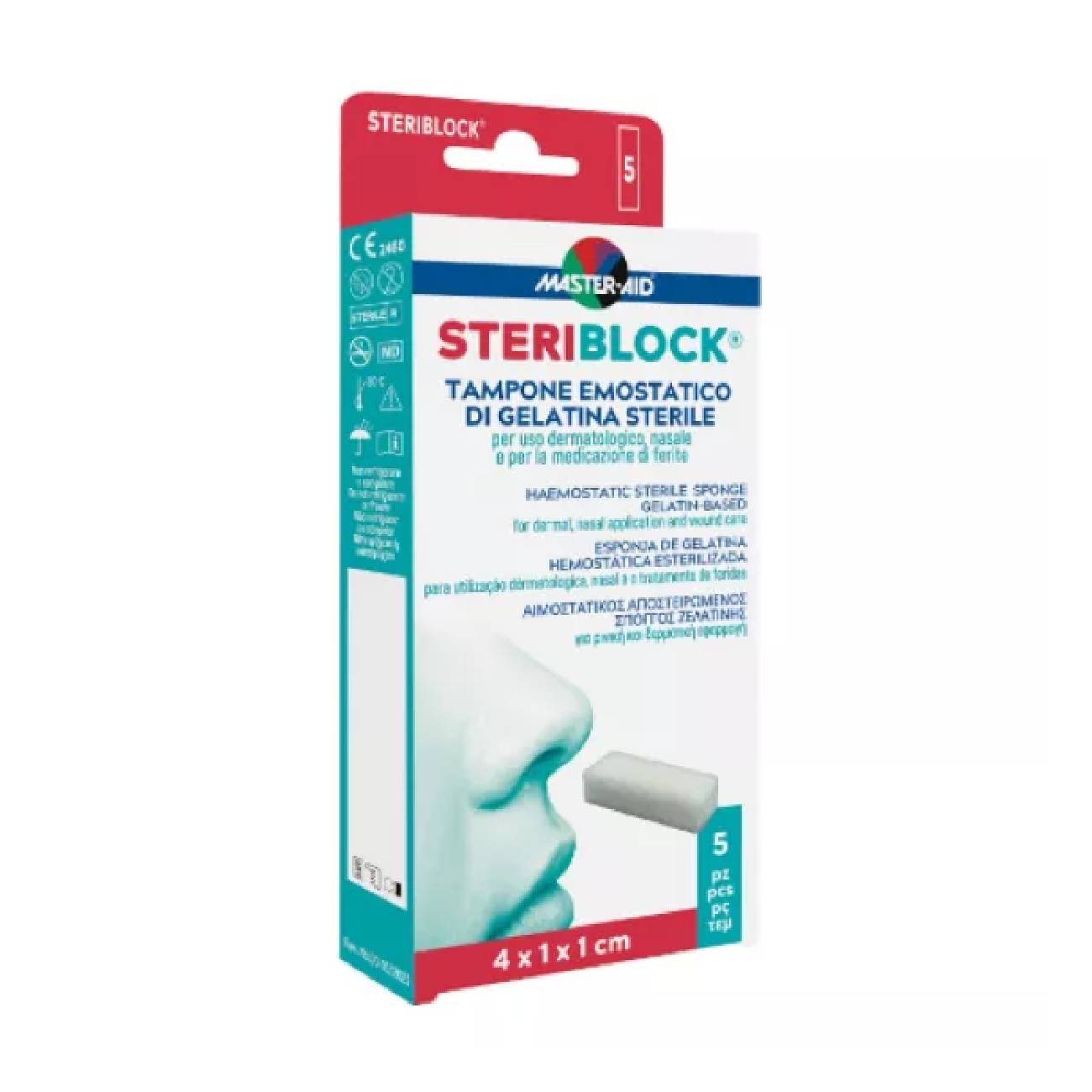Master-aid Steriblock Hisopo hemostático 5 unidades.