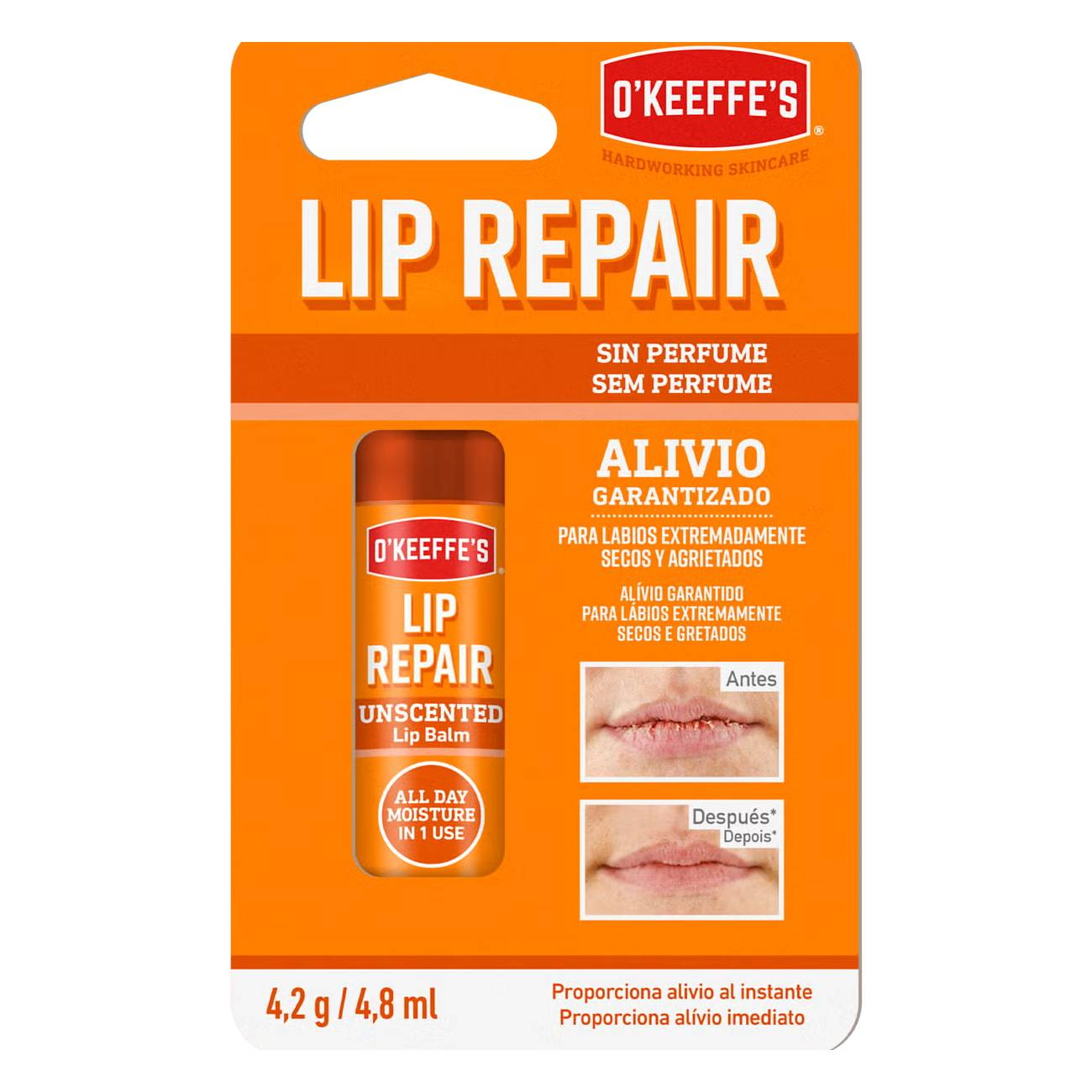 Okeeffes Fragrance-Free Lip Repair Stick 4.2g