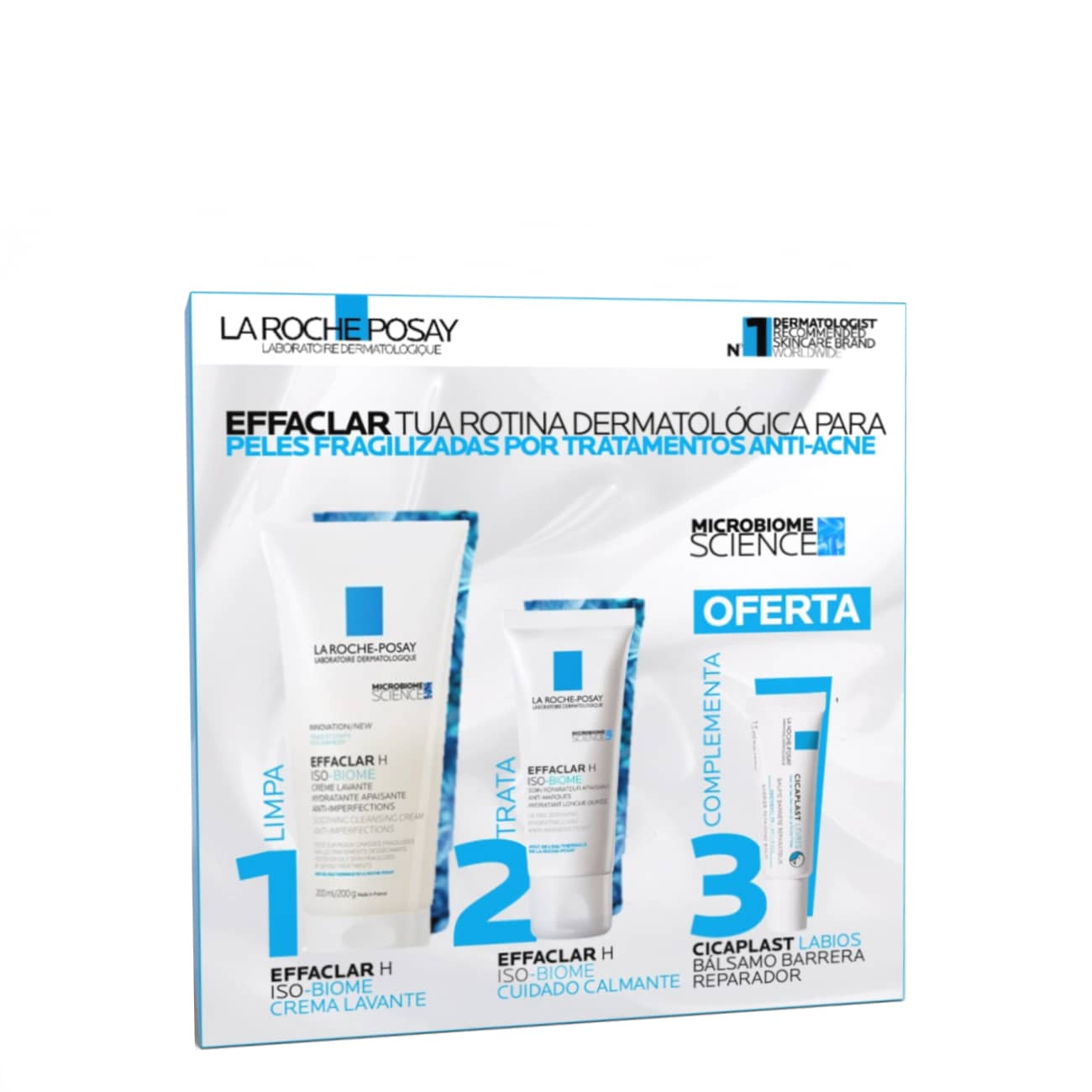 La Roche Posay Effaclar H Iso-Biome Set for Acne-Prone Fragile Skin
