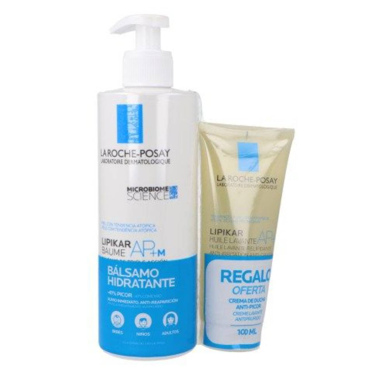 La Roche Posay Lipikar AP+M Balm + Cleansing Oil Pack
