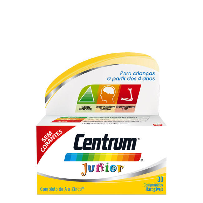 Centrum Junior Multivitamin Chewable Tablets 30 comprimidos masticables