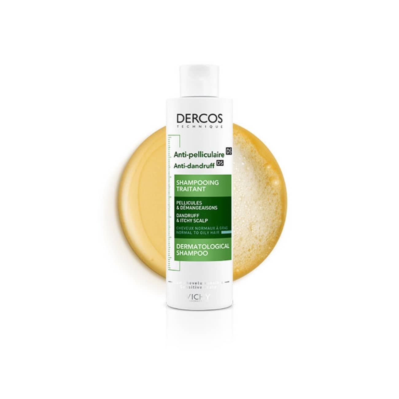 Dercos Anti-Dandruff Shampoo Normal to Oily Hair 200ml