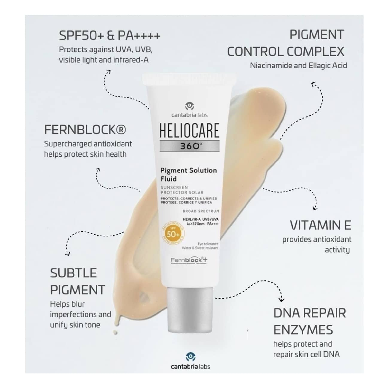 Heliocare 360º Pigment Solution Fluid SPF50+ 50ml