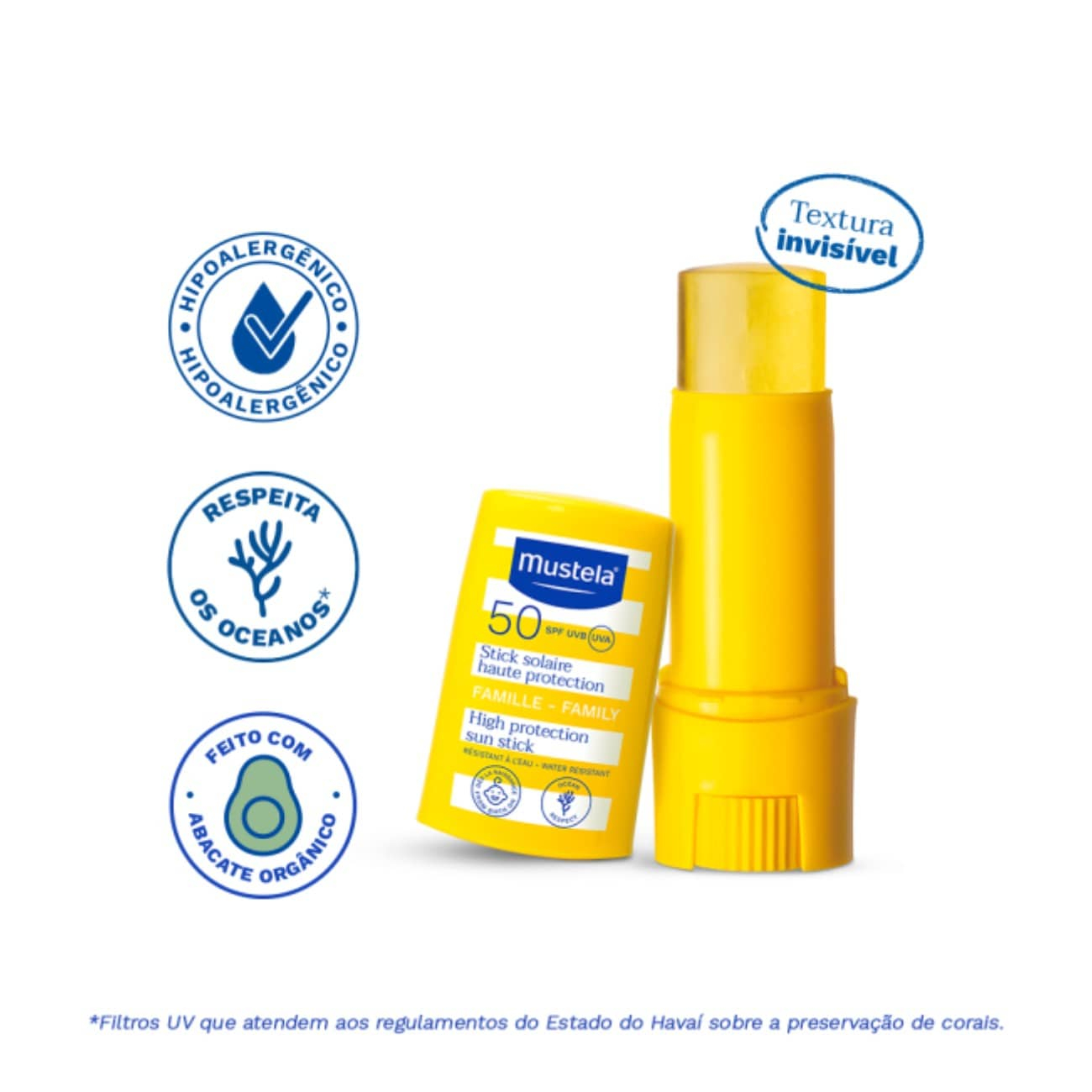 Mustela Sunscreen Stick SPF50 9ml